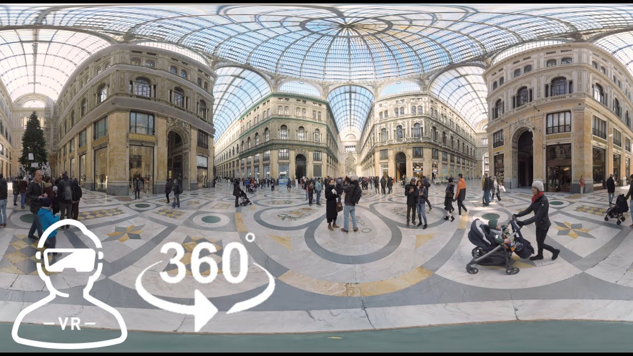 【VR】Naples, Italy 360 VR Video and Relaxation Music - YouTube