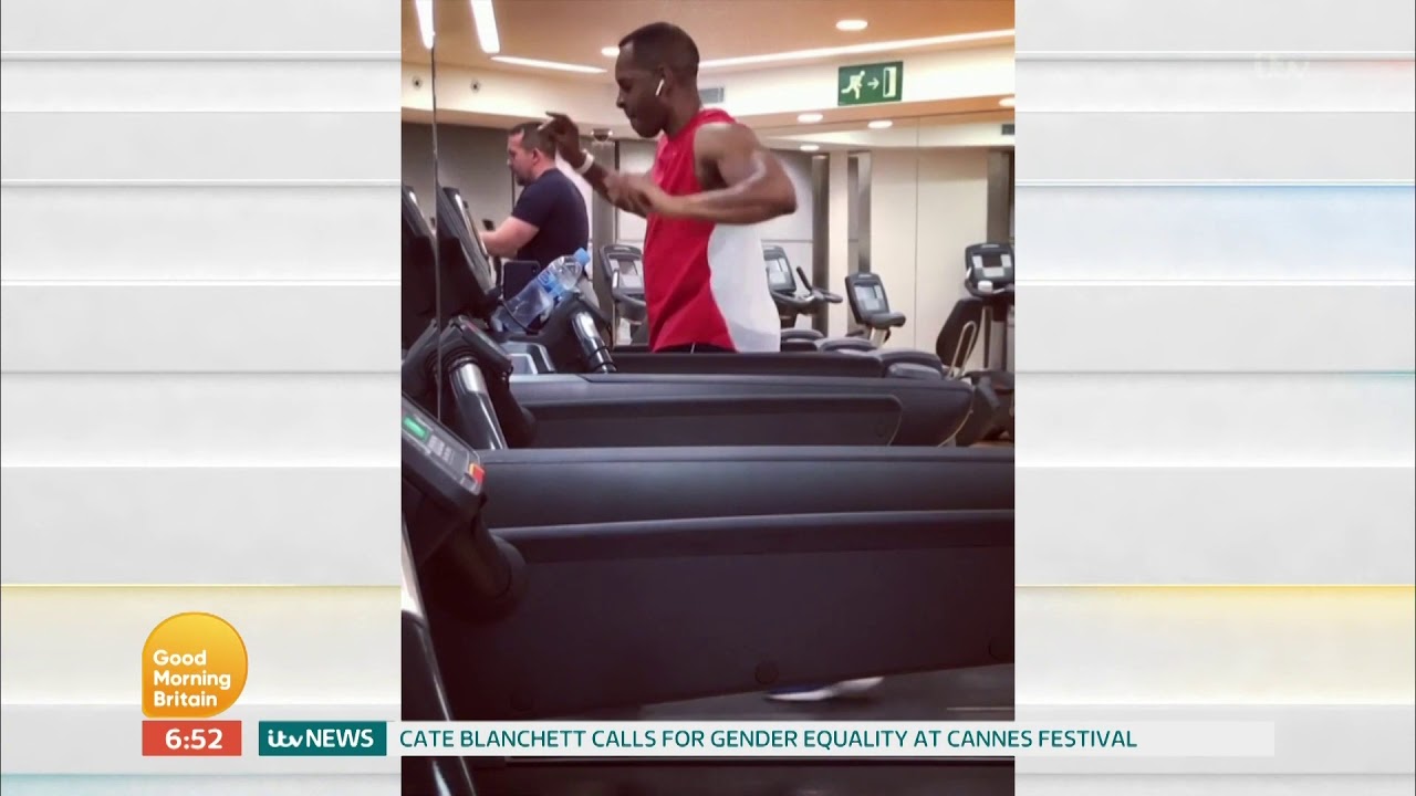 Andi Peters' Gym Mishap | Good Morning Britain - YouTube