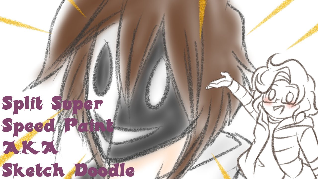 Split Quick Sketch Doodle | SPEEDPAINT - YouTube