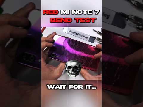 Redmi Note 7 Bend Test – Will It SURVIVE or SNAP in Half?! 😱📱#shorts#viralvideo