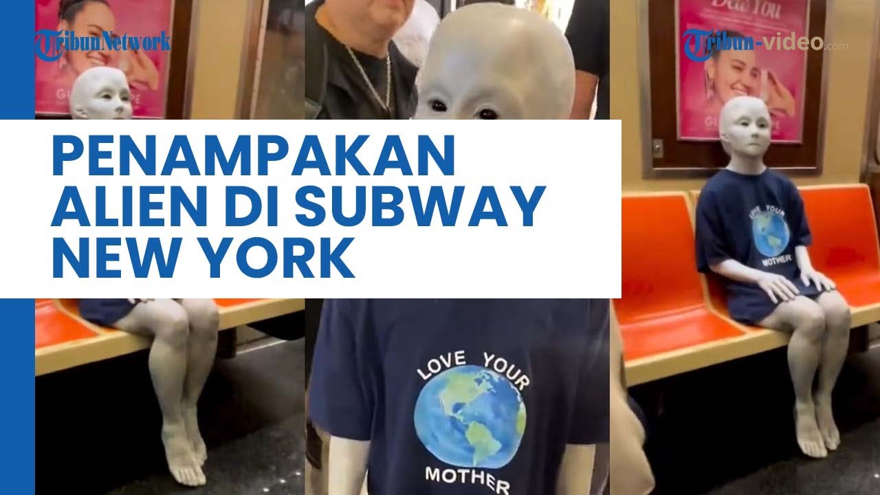 VIRAL Penampakan Alien yang Naik Subway di Kota New York, Ini Fakta ...