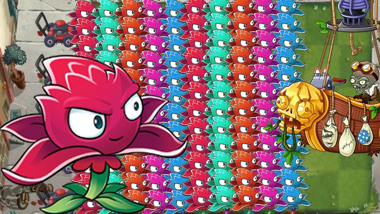 Pvz 2 Mod 6.6.1| Red Stinger vs ALL zombies in plants vs zombies 2 ...