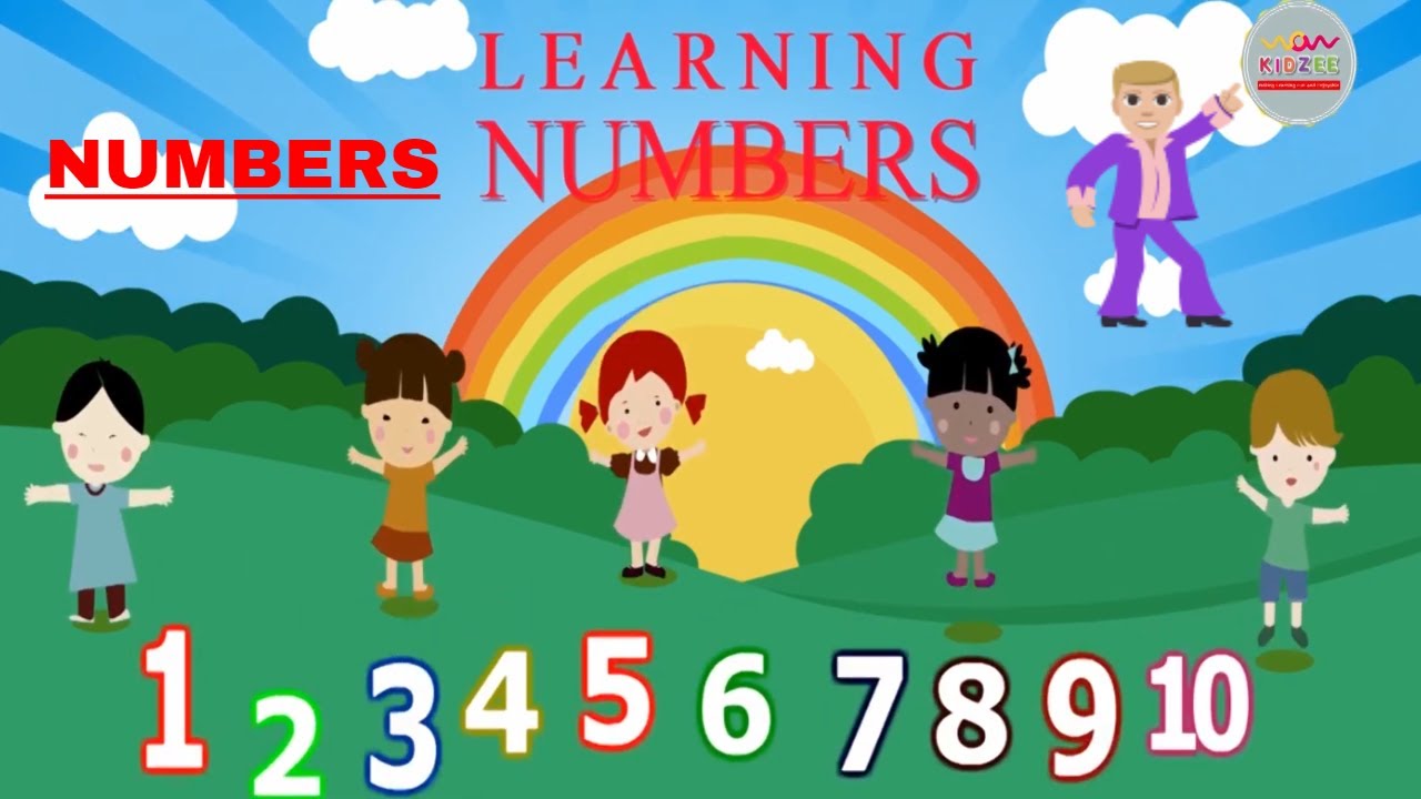 Number Rhymes For Children | Numbers Song - Learn To Count from 1 to 10 ...
