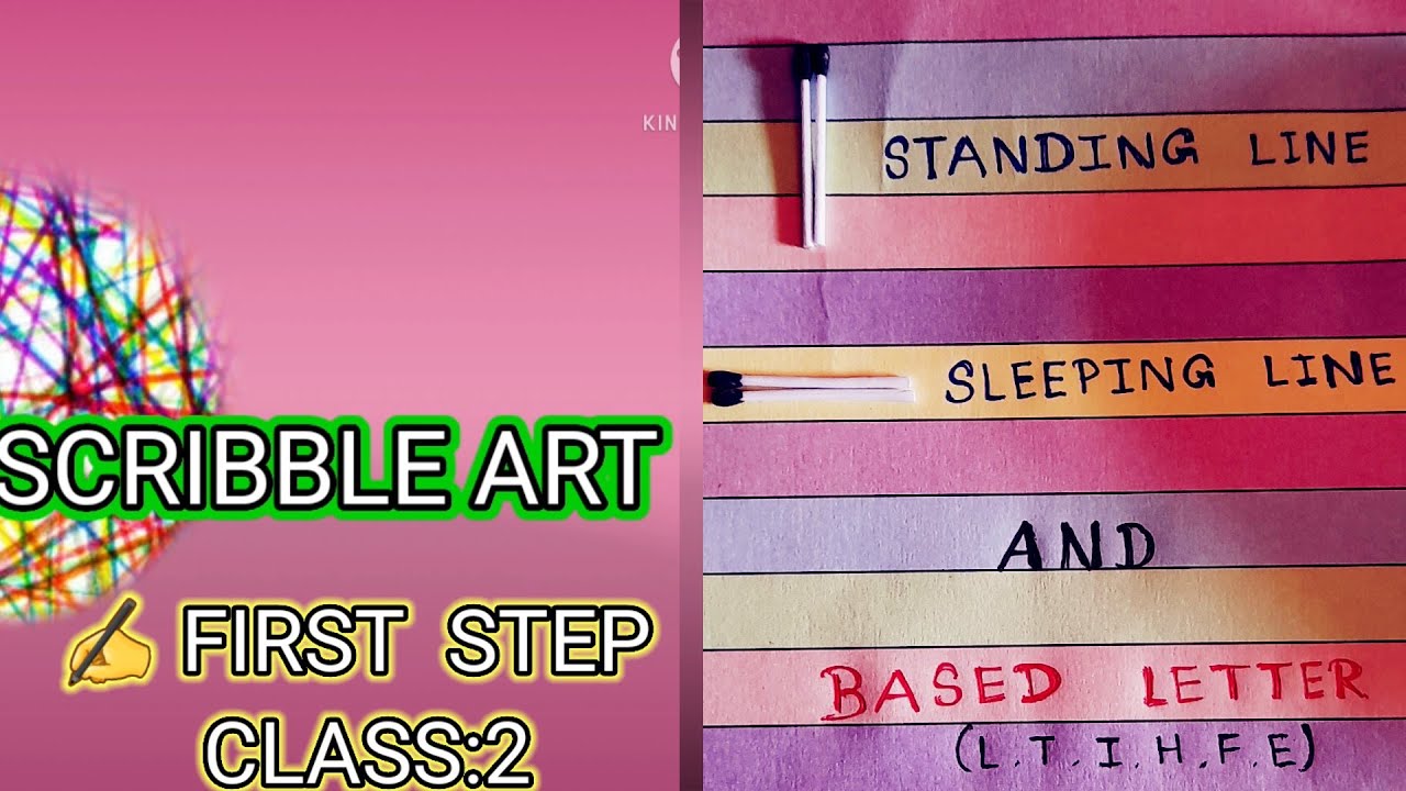 Standing and Sleeping line Pattern writings - YouTube
