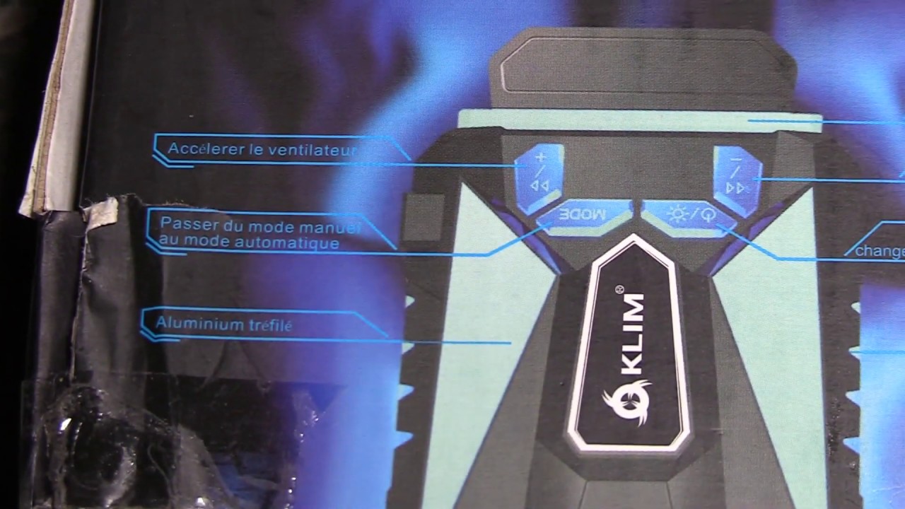 KLIM™ Cool & Cool+ Universal Gaming Laptop PC Coolers - YouTube