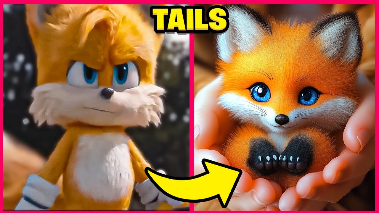 SONIC THE HEDGEHOG 3 Characters In Real Life + Guess SONIC 3 Characters ...