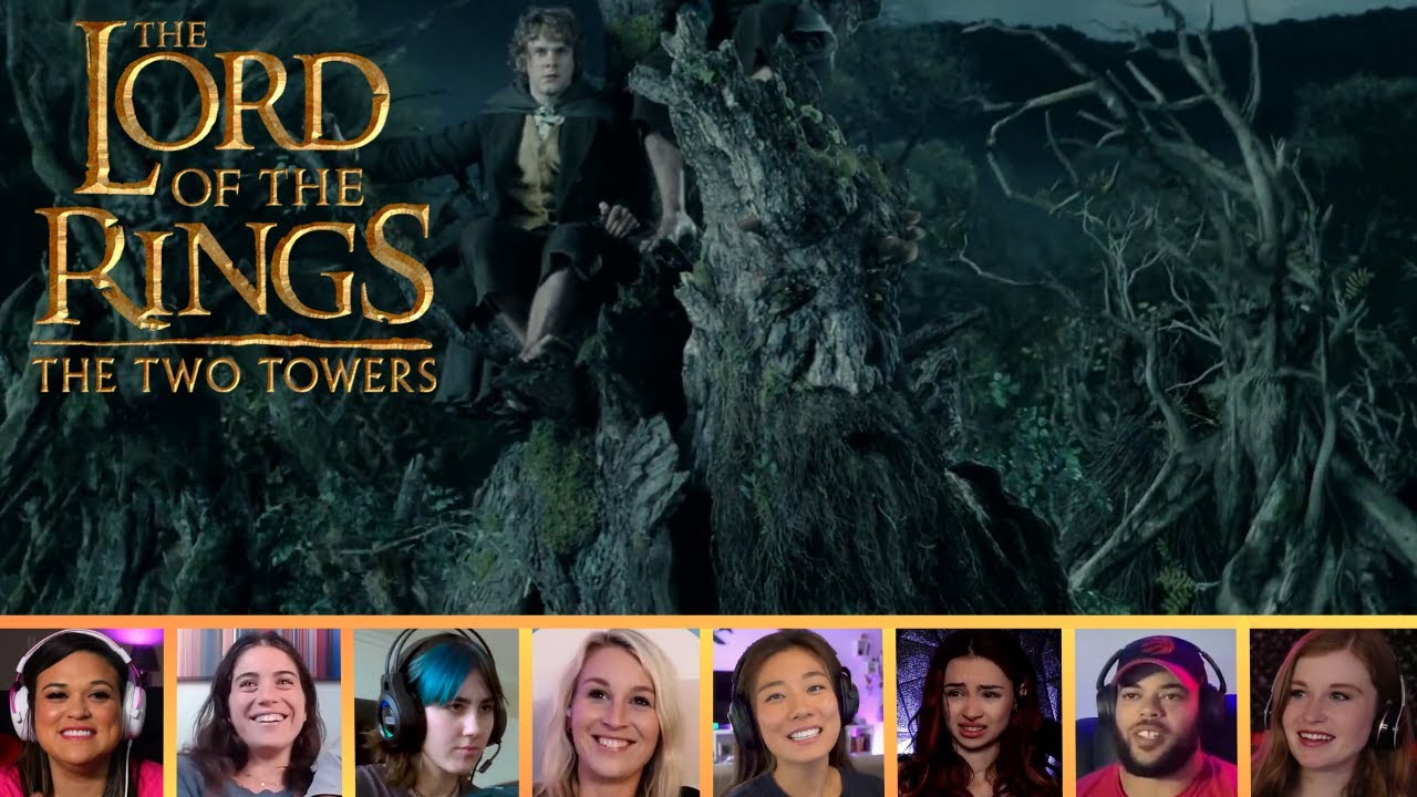 Reactors Reacting to the LAST MARCH OF THE ENTS | The Lord of the Rings ...