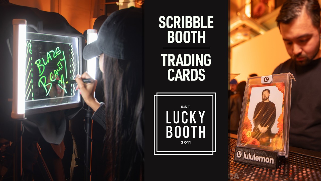 Scribble Booth & Custom Trading Cards [Vancouver, Canada] - YouTube