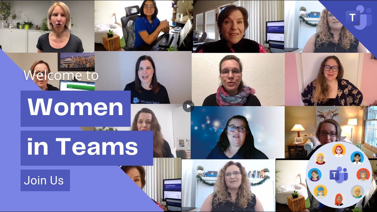 The Women in Microsoft Teams Community "Join Us" - YouTube