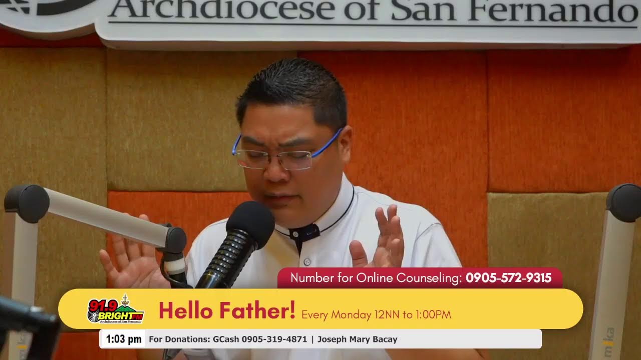 WATCH LIVE: "Hello Father!" | APRIL 08, 2024 (Monday) - YouTube