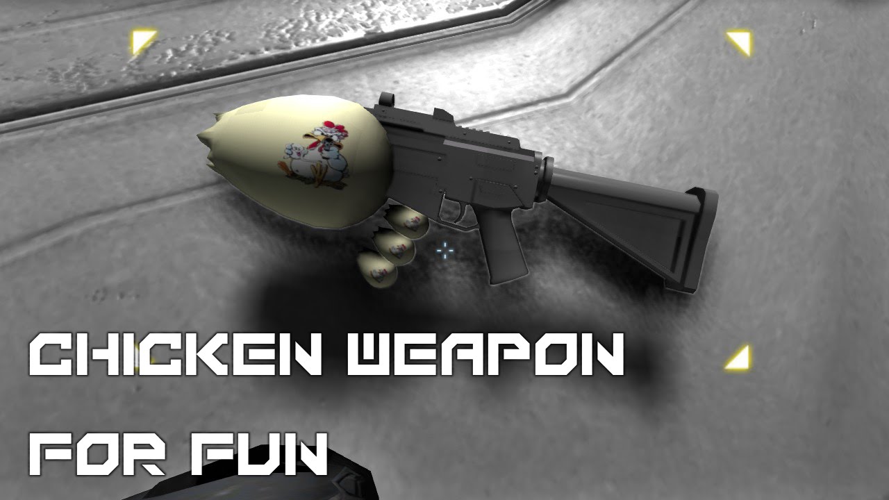 SpaceEngineers Chicken weapon - YouTube