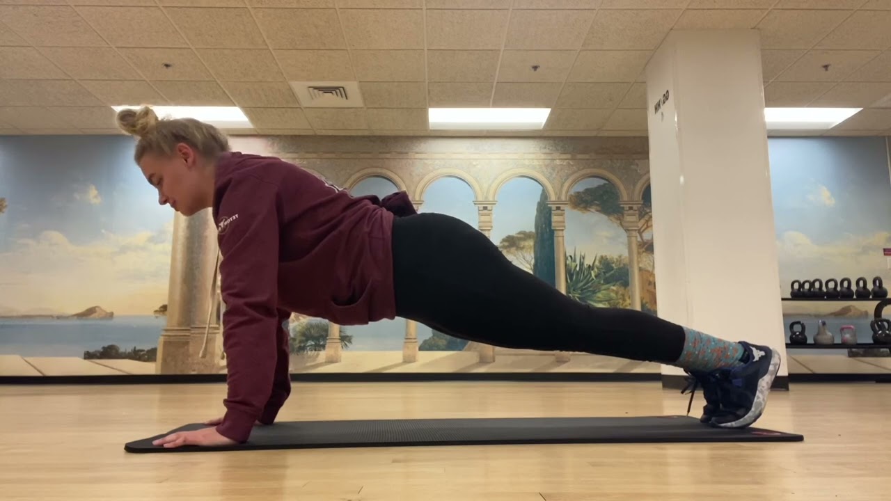 Straight Arm Plank - YouTube