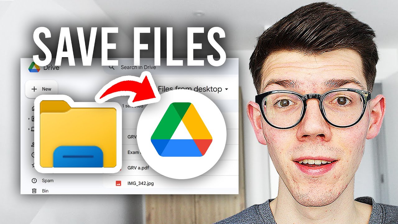 How To Save Files To Google Drive - Full Guide - YouTube