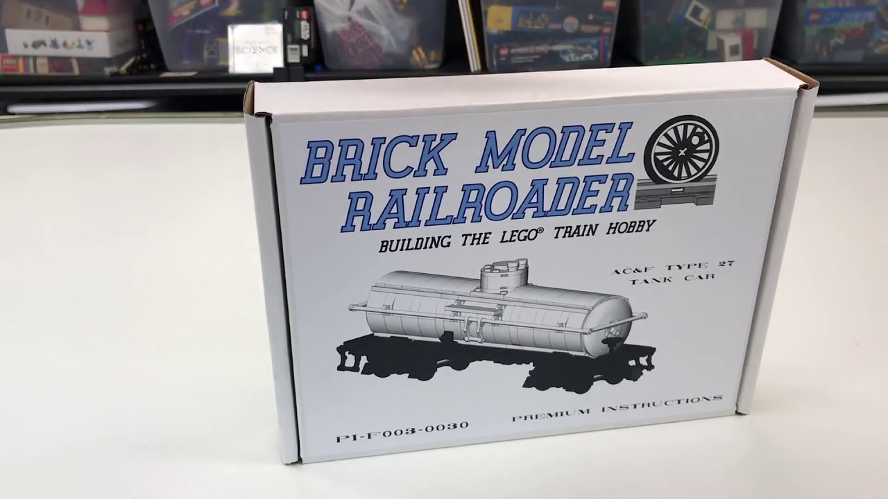Brick Model Railroader LEGO Tank Car Instructions Haul - YouTube