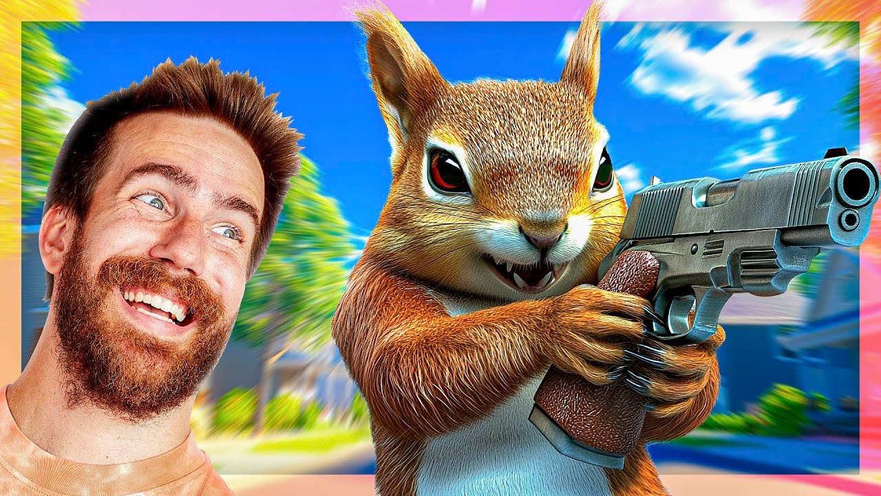 Squirrel with a GUN is Absolutely HILARIOUS! - YouTube