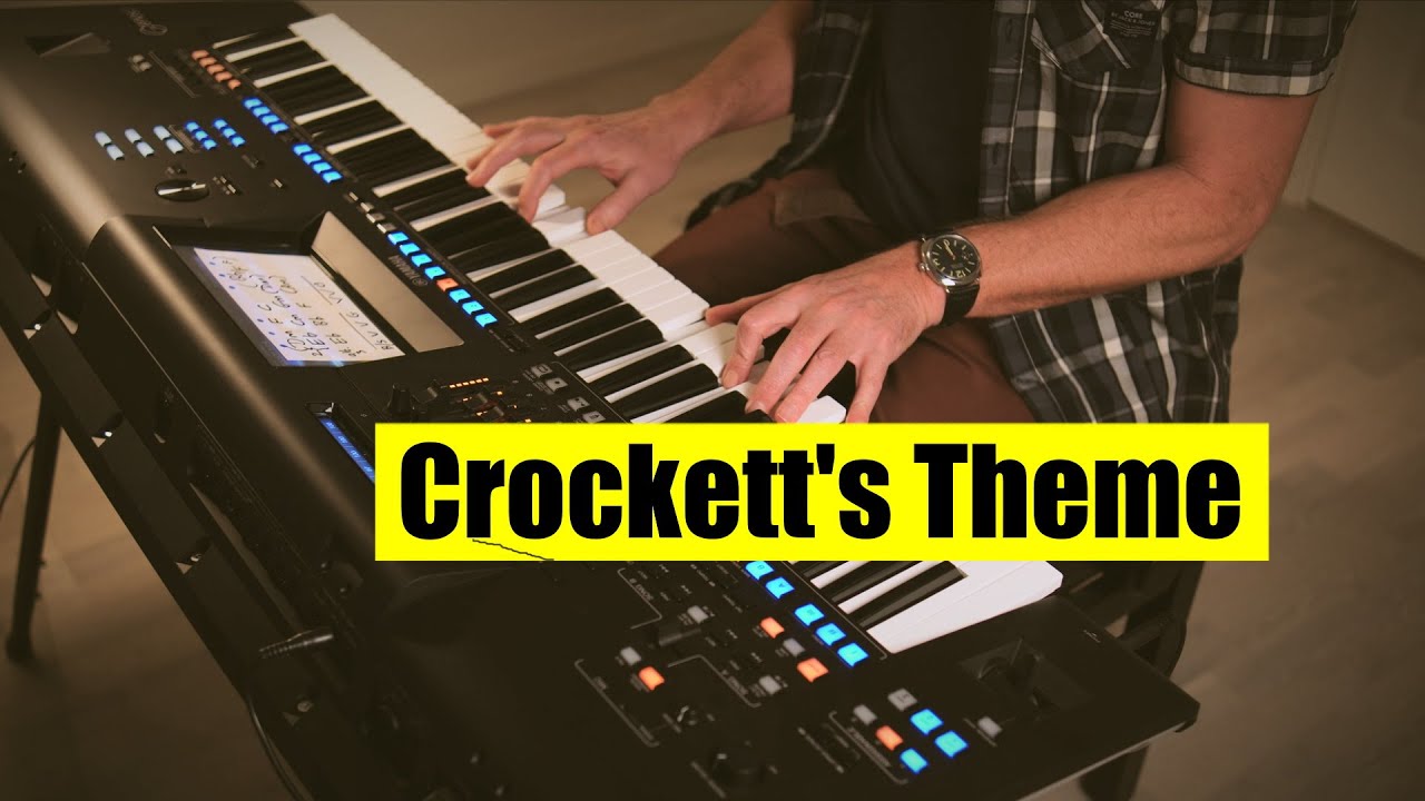 CROCKETT'S THEME Jan Hammer | GENOS2 Cover - YouTube