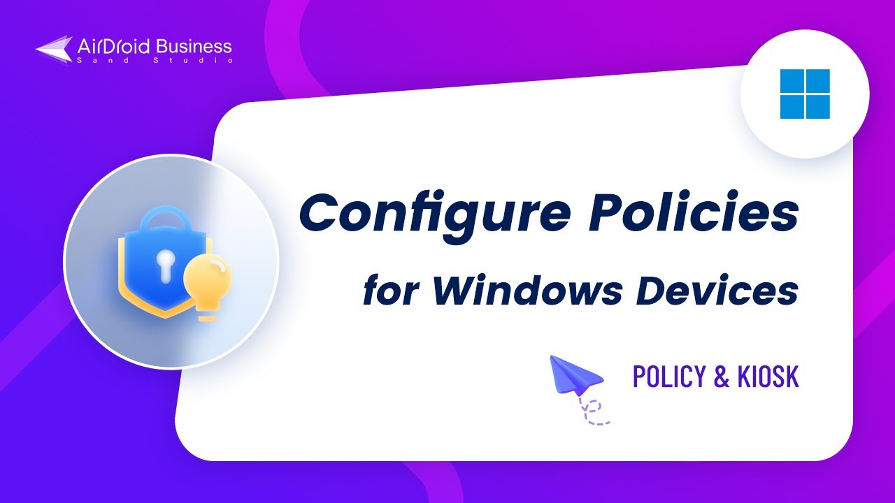 How to Configure Policies for Windows Devices? - YouTube