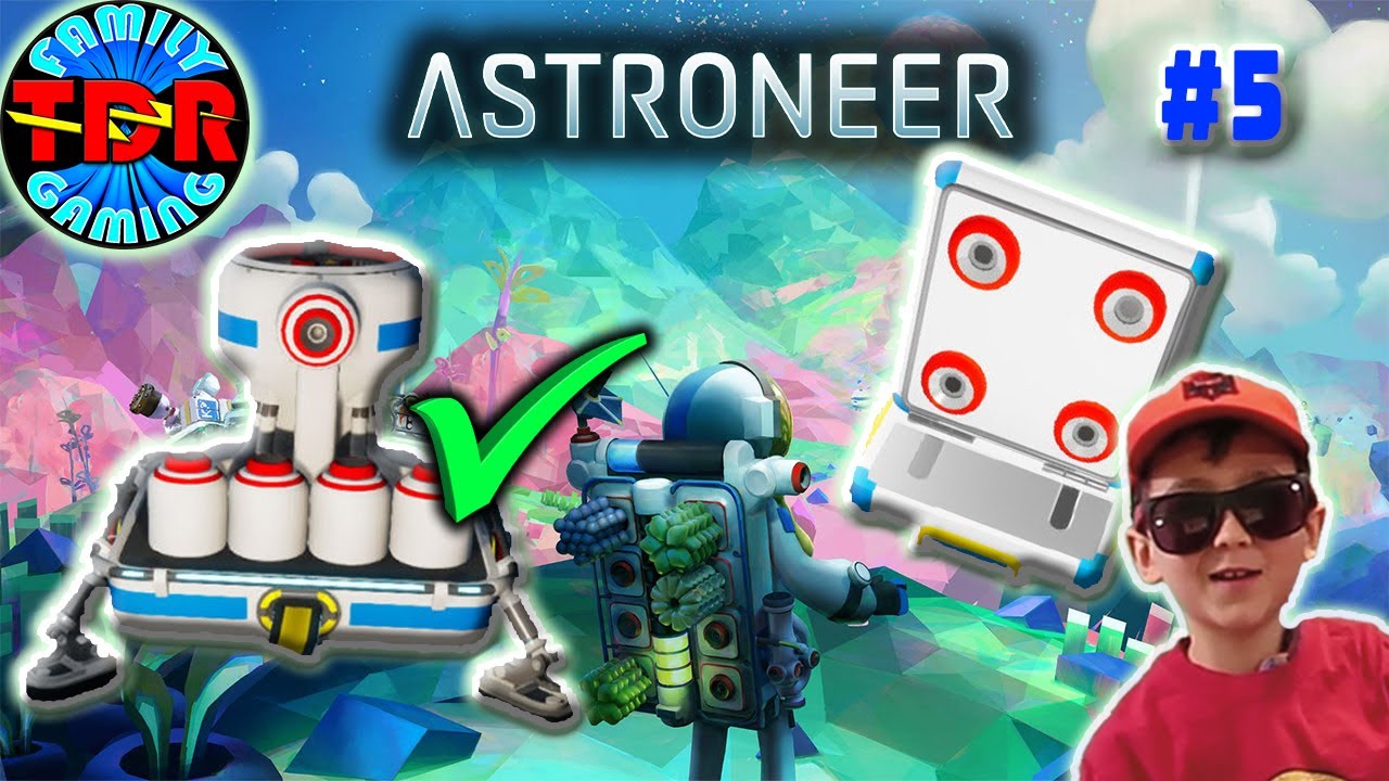 MINING, STORAGE, SMELTING FURNACE - Astroneer Lets Play Ep 05 ReidTDR ...