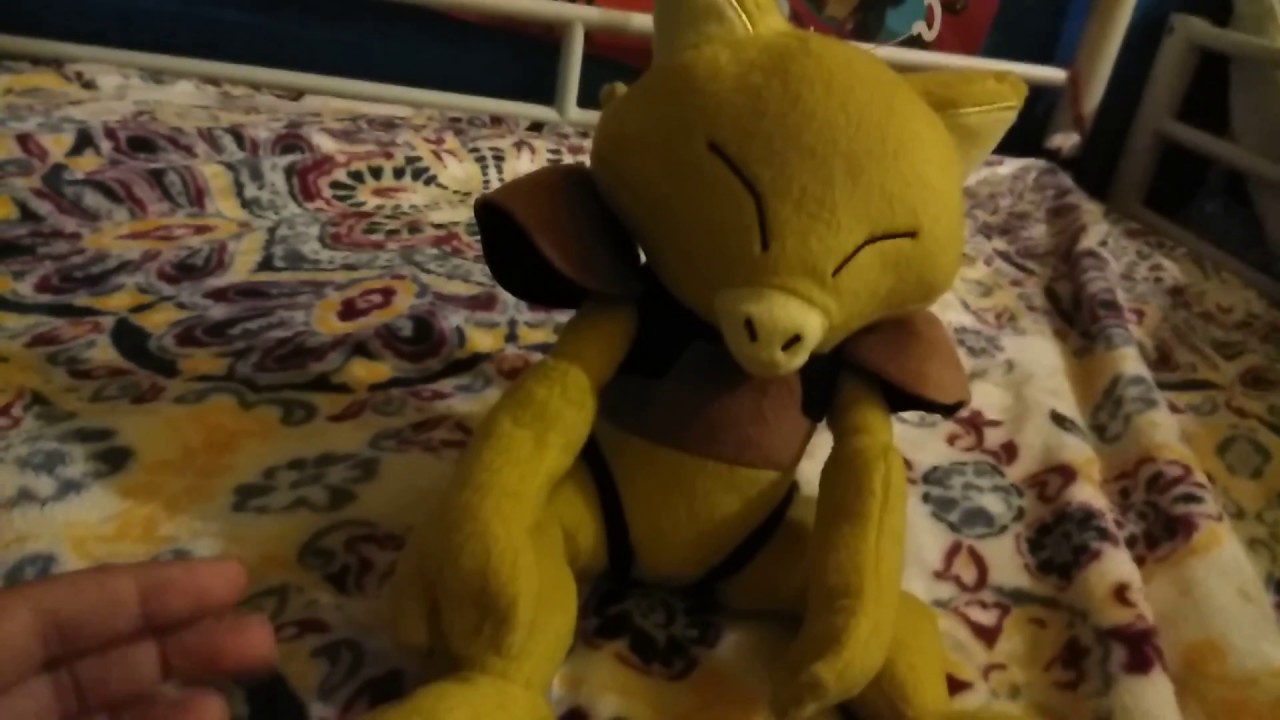 Abra plushie review and first video!!!! - YouTube