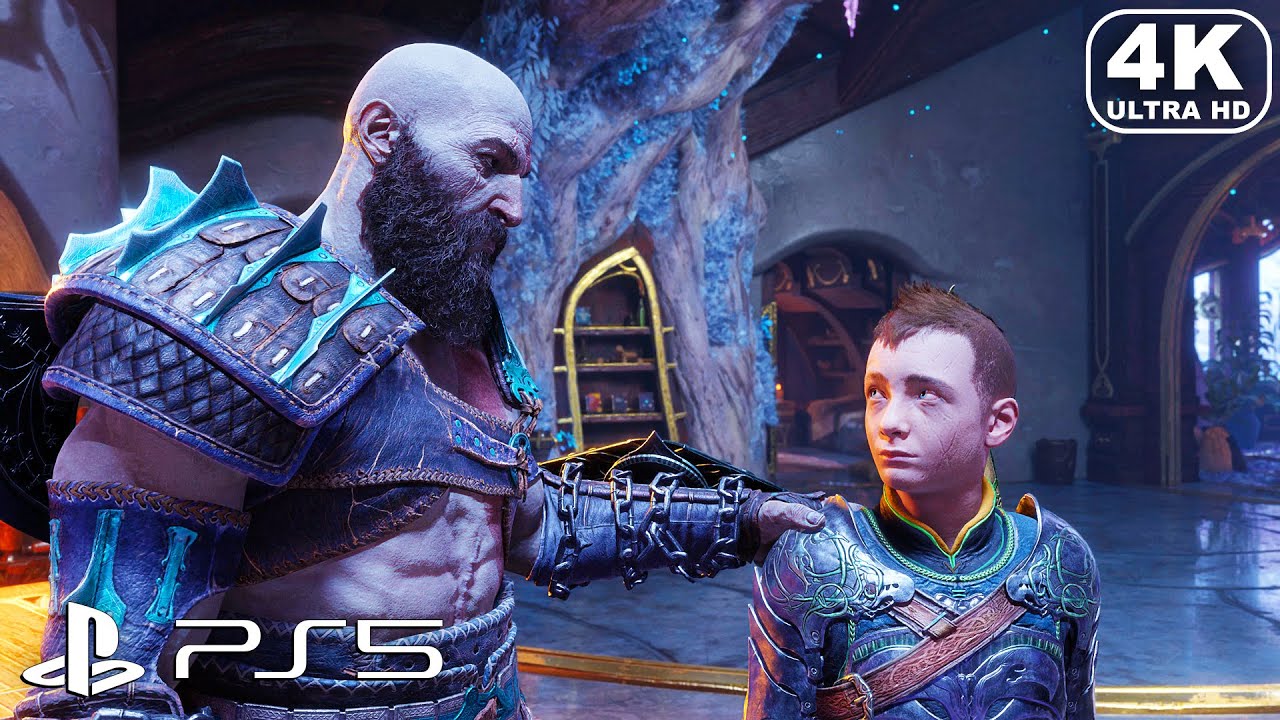 God of War Ragnarok PS5 - Atreus presents the Mask that Odin wants so ...