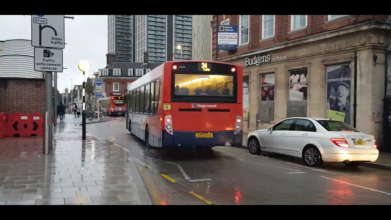 Here is the stagecoach bus 27649 on the number 34 in Woking Friday 30 ...