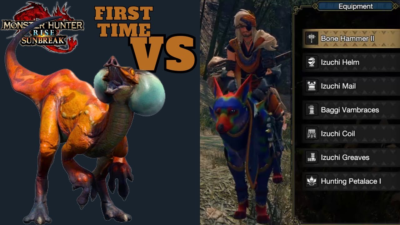 First time fighting Great Wroggi in Monster Hunter Rise - YouTube