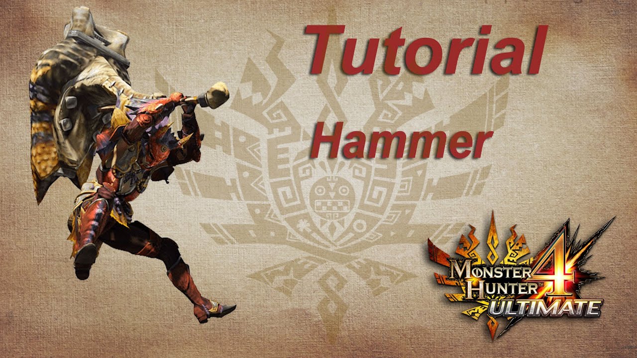Monster Hunter 4 Ultimate - Hammer Tutorial - YouTube