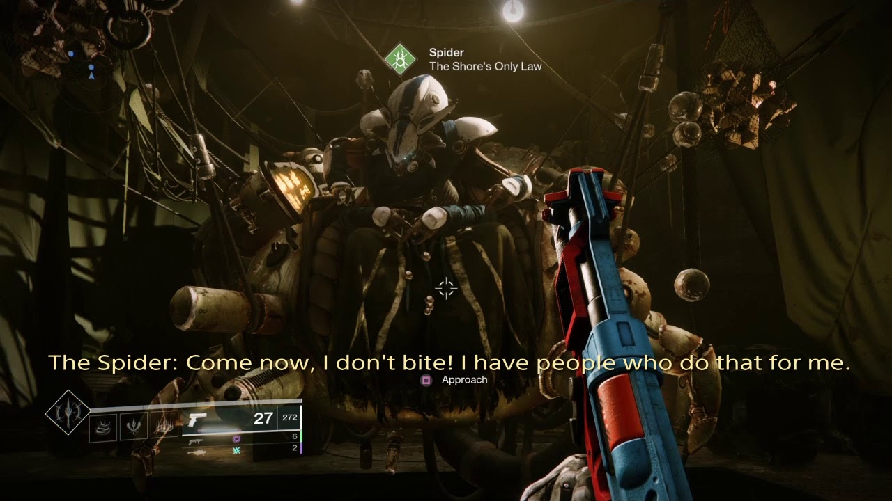 Idle Dialogue, Tangled Shore | The Spider: "Come Now, I Don't Bite ...