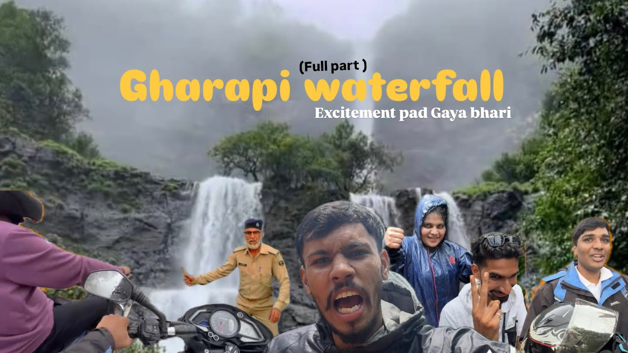 GARAPI WATERFALL ( excitement pad Gaya bhari 😨) full part.. - YouTube