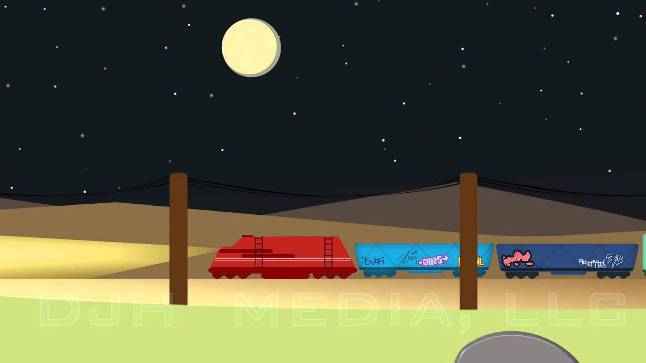 DANIEL J HENRY- Freight Train Animation - YouTube