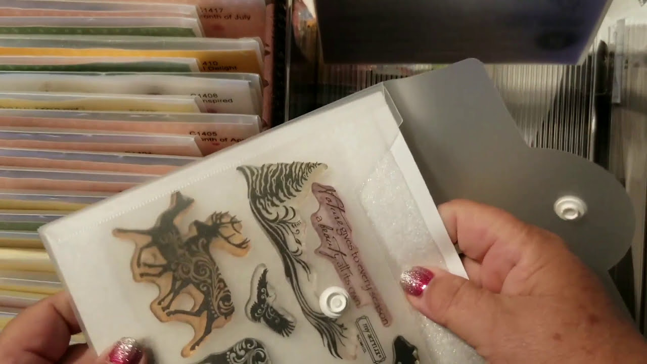 How I Store My Stamp Sets - YouTube