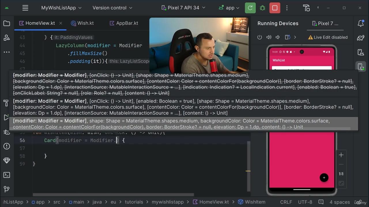 179 - Adding our Wish and WishItem - YouTube