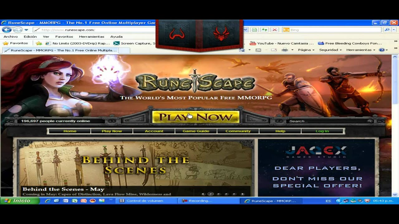 jugar runescape con java - YouTube