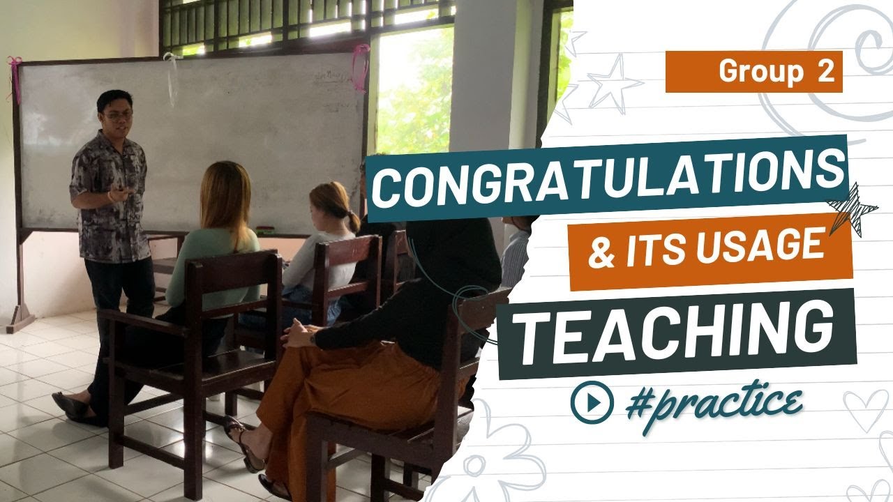 Micro Teaching Practice: Congratulations - YouTube