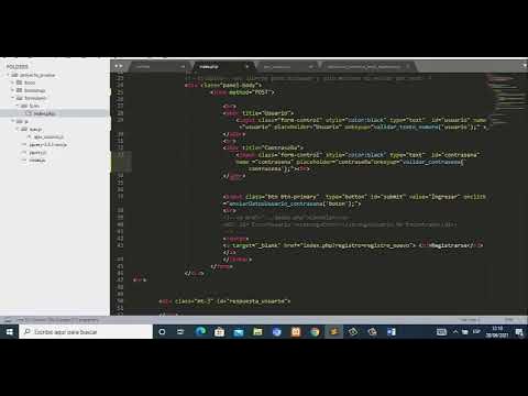2 login dinamico remarcando de color el campo con ajax mysql php y javascript - YouTube