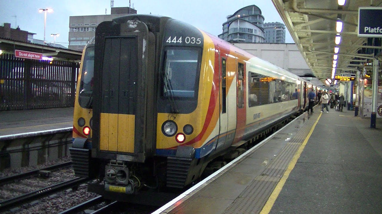 Trains at Woking - YouTube