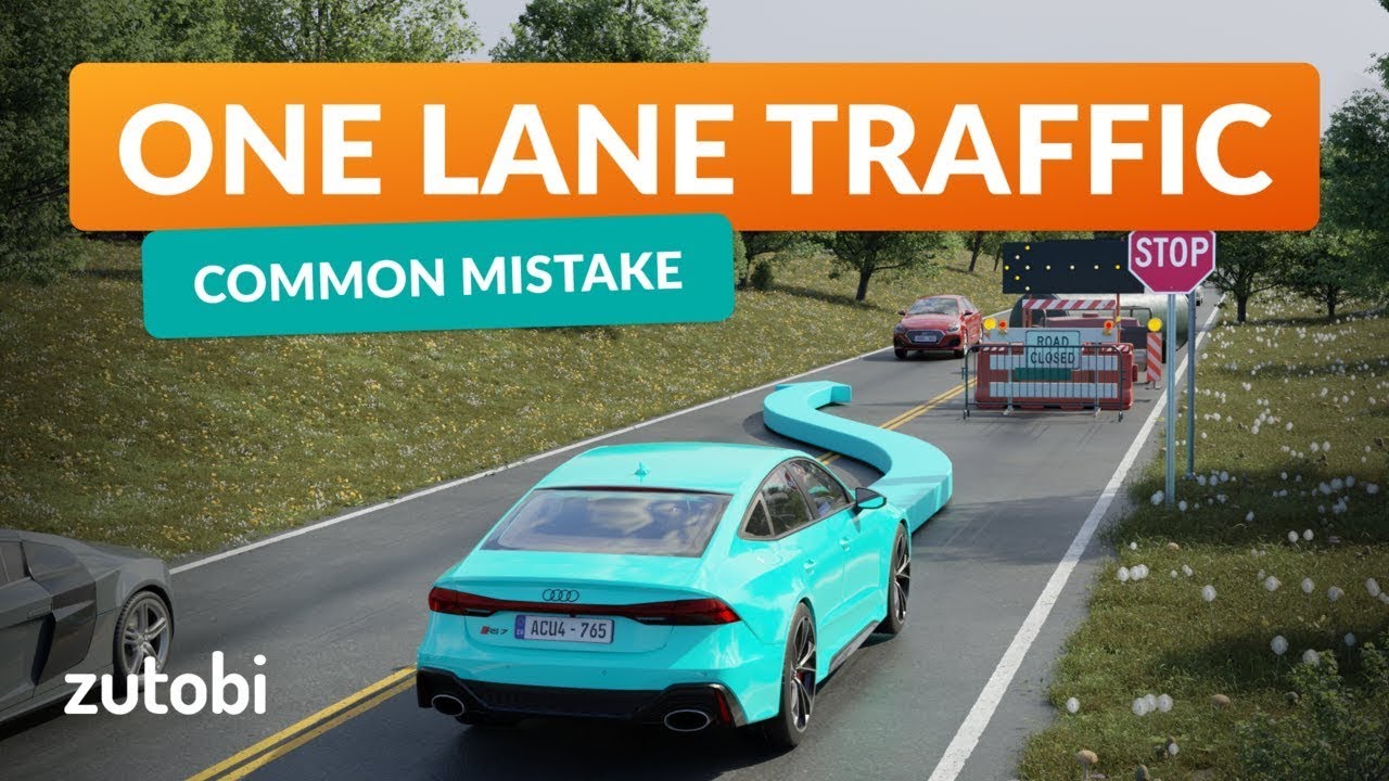 Stop Panicking! How to Handle One-Lane Roads & Construction Zones Like ...