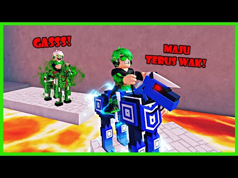Darlung & Wak Darlung Naik Kuda Super Cepat Lewati Jalur Extreme Di Roblox