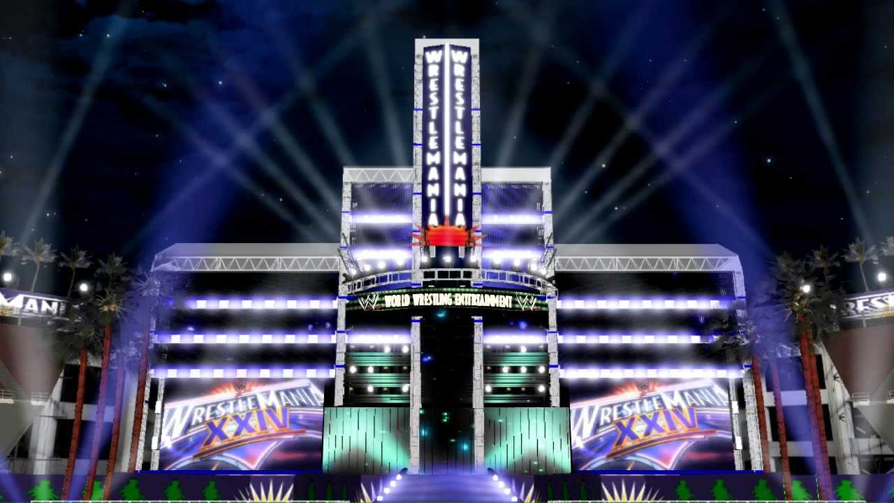 WWE WrestleMania 24 Custom Midway Pyro Animation - YouTube