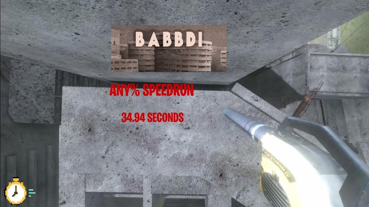 BABBDI ANY% Speedrun 34.94 SECONDS - YouTube