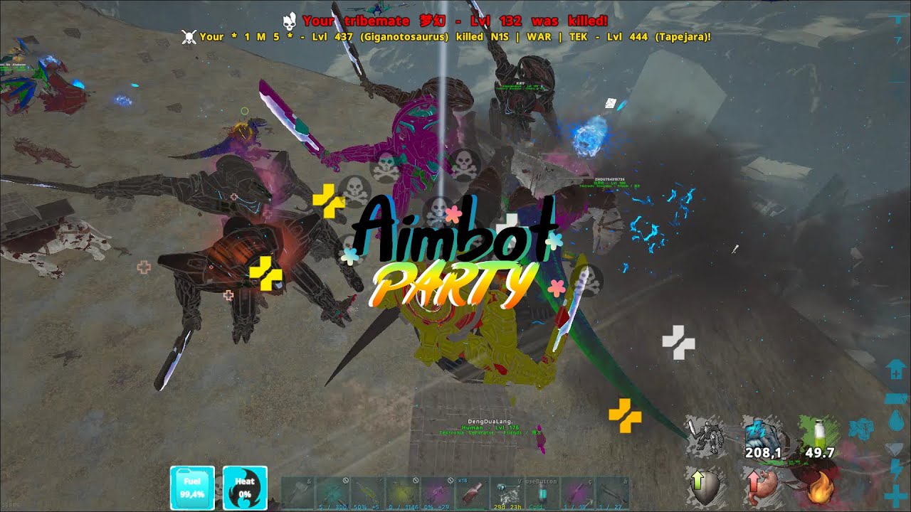 Bng/Gangshit aimbot War | Ark Official PvP | Red Bull | highlights #7 - YouTube