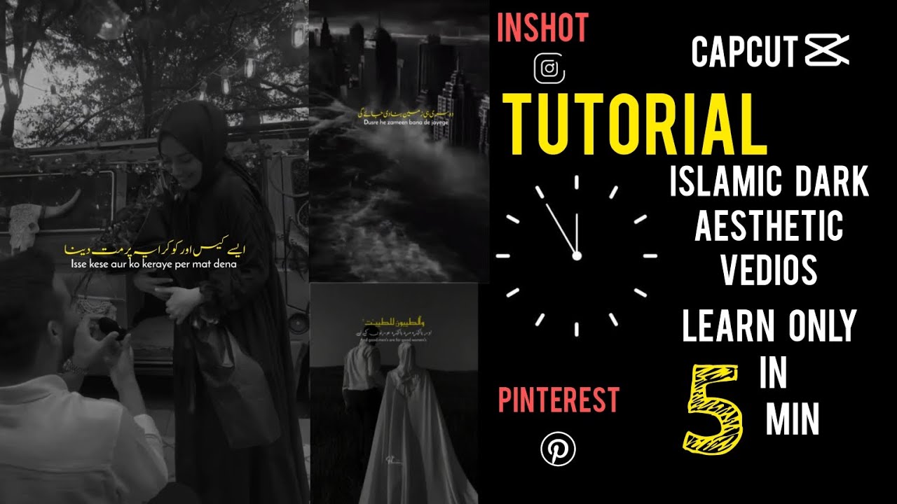 Learn to make Islamic "dark" aesthetic vedios Only In 5 min - YouTube