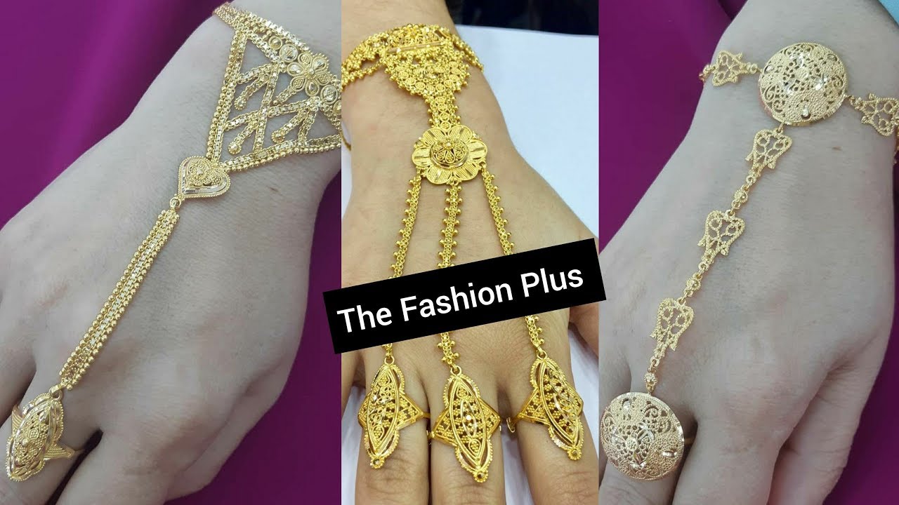 Gold Panjangla and Bracelet,Bangle Designs - YouTube