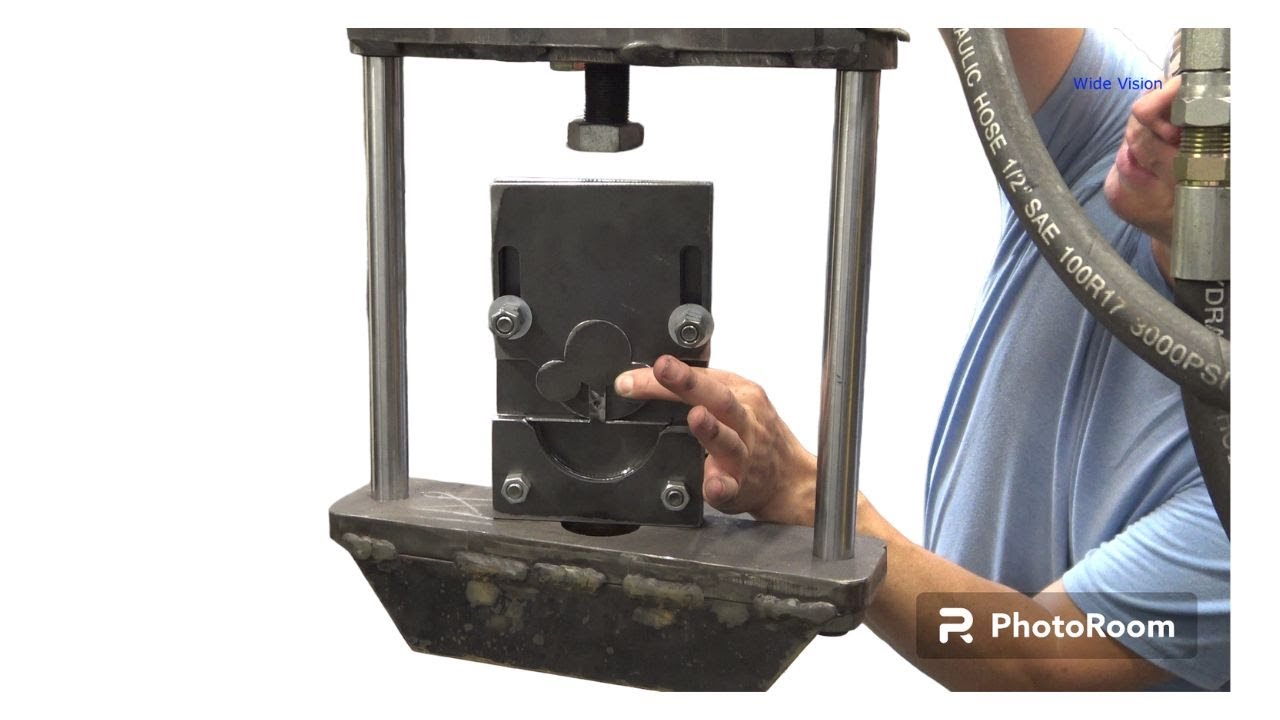 CUSTOM press die BUILD - Head band holder - YouTube