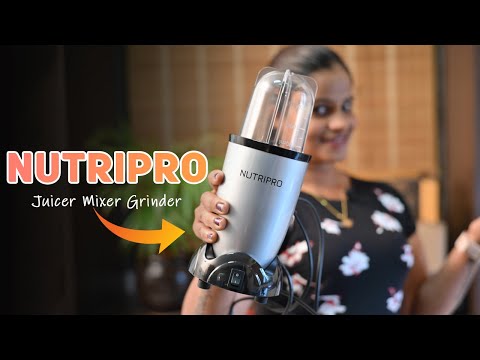 NutriPro Juicer Mixer Grinder (3 Jars 2 Blades) | Unboxing & Review ...