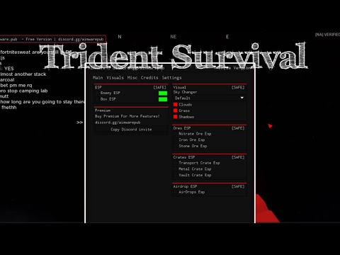 [ROBLOX] Trident Survival Script: Hitbox Expander, No Recoil, No Spread ...