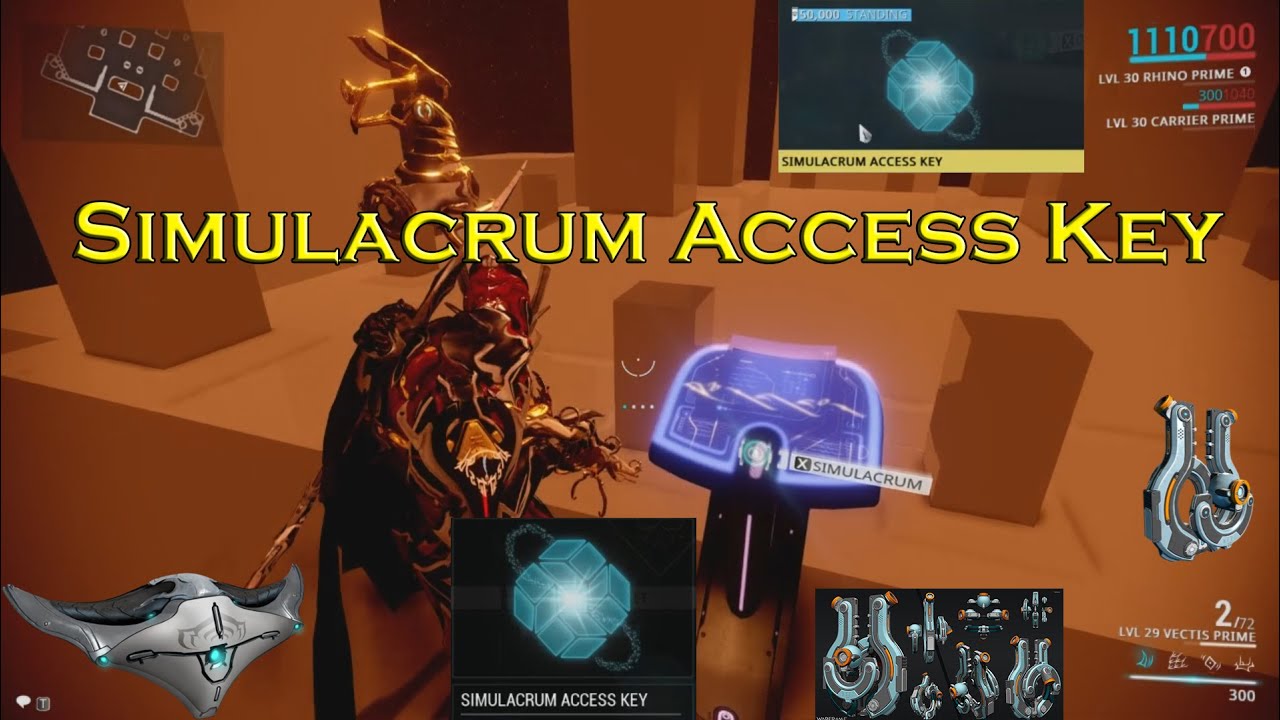 Simulacrum Access Key - Warframe - YouTube
