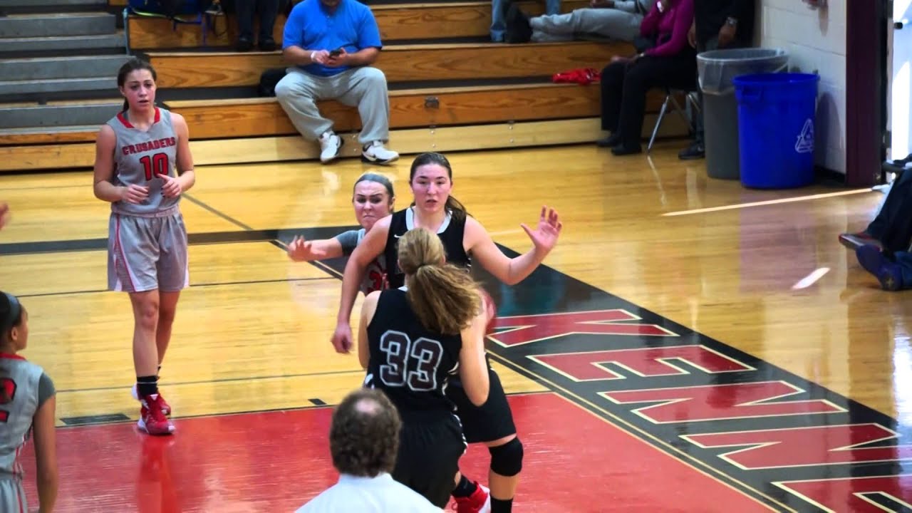 Rutgers Prep's Madison Stanley hits pull up jumper - YouTube