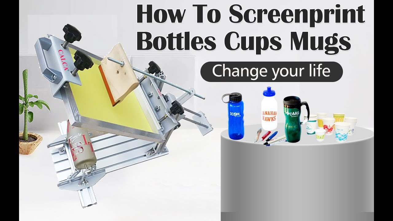 The Operation Video for Manual Cylindrical Screen Printing Presses ...