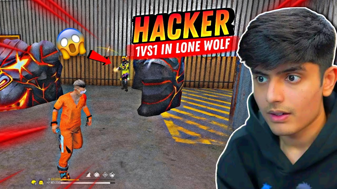 HACKER 😱1Vs1💪in LONE WOLF | EASY BOOYAH! (FULL GAMEPLAY) FREE FIRE - YouTube